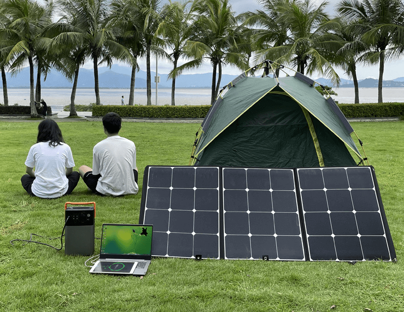 3 Fold Solar Foldable Flexible Portable Outdoor Power Solalr Folding ...